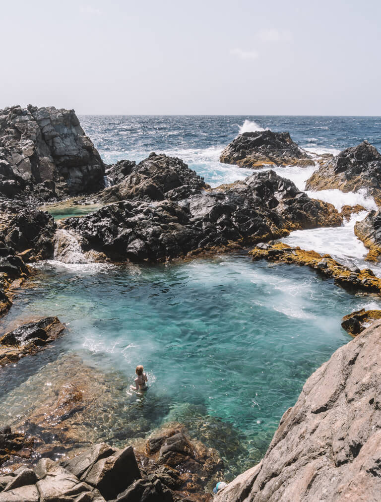 Natural Pool Aruba: ein ganz besonderer Ort im Arikok Nationalpark
